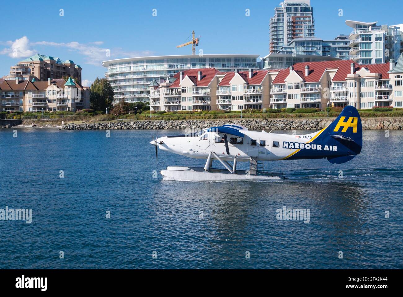 VICTORIA, VANCOUVER ISLAND, CANADA - 2016 SEPT 22: Close up of Harbour ...