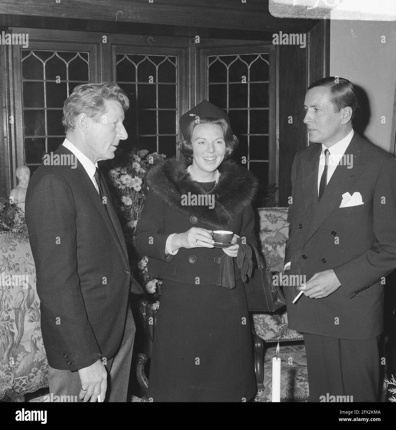 Princess Beatrix, Prince Claus and Danny Kaye after the Unicef TV ...