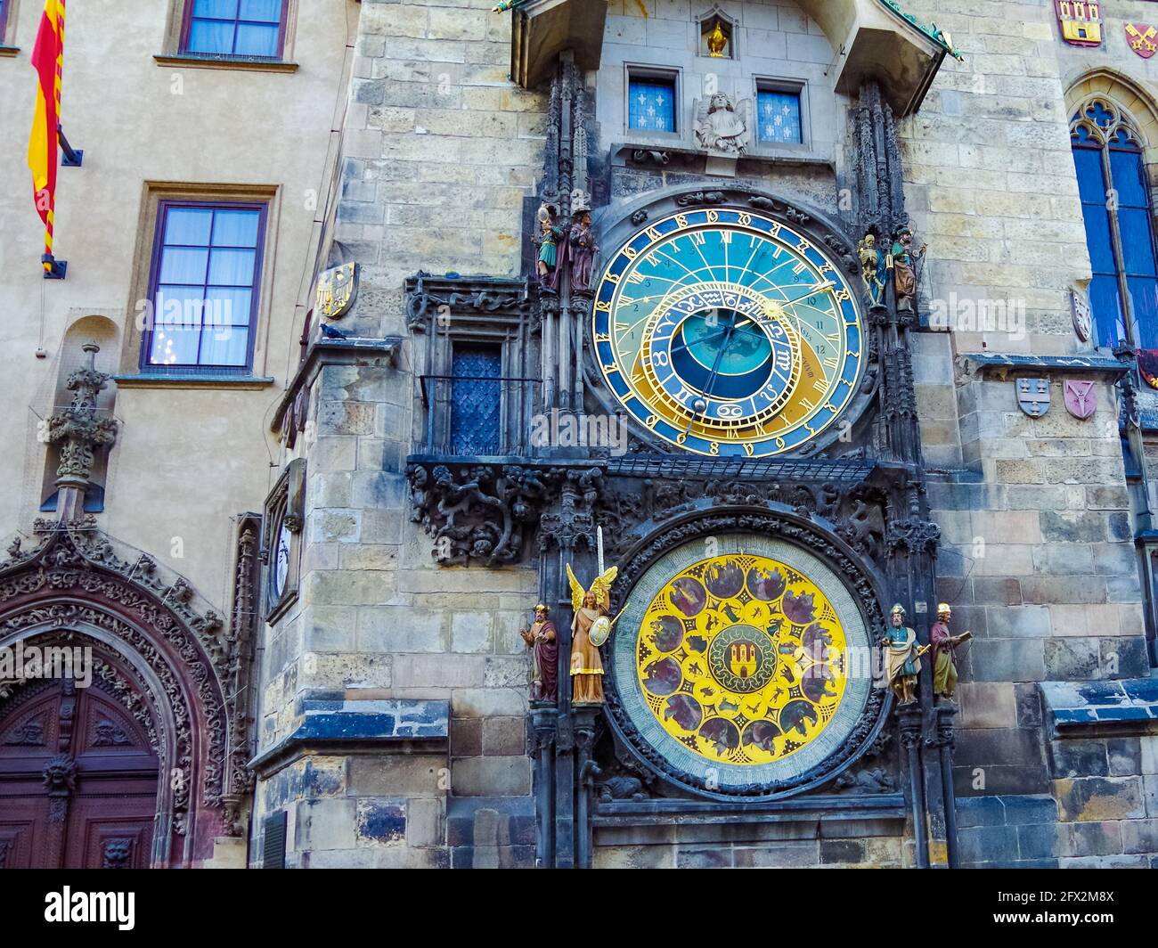 Famous prague astronomic clock hi-res stock photography and images - Alamy