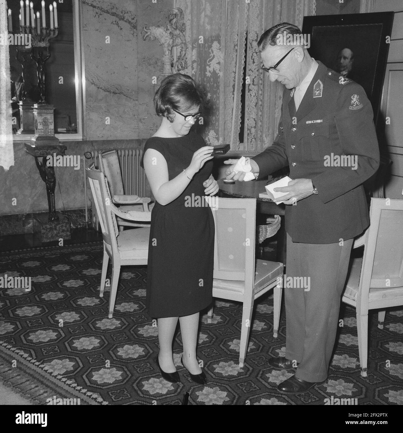 Princess christina received gold brooch hi-res stock photography and ...