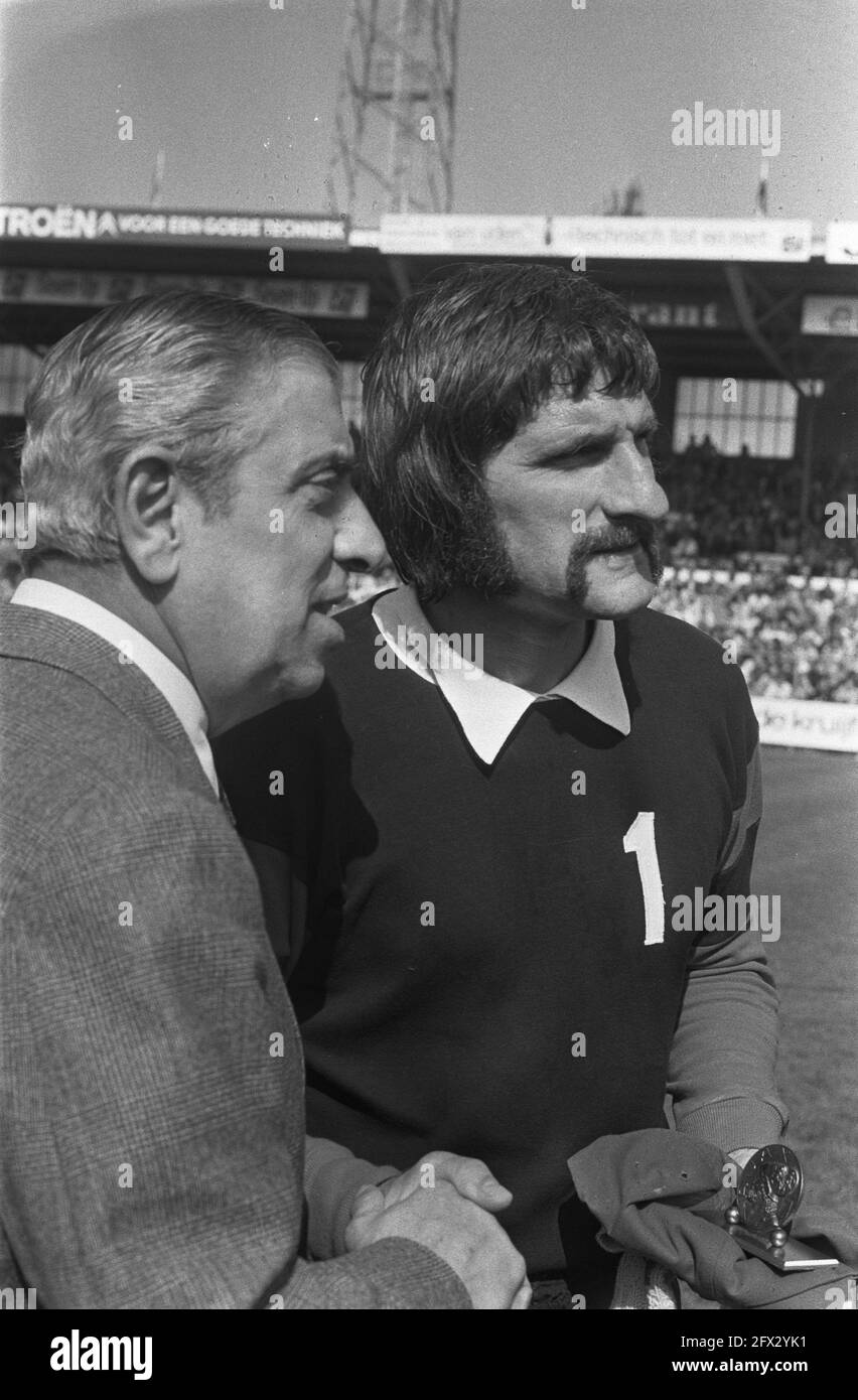 Mvv goalkeeper korver receives ajax medal hi-res stock photography and ...