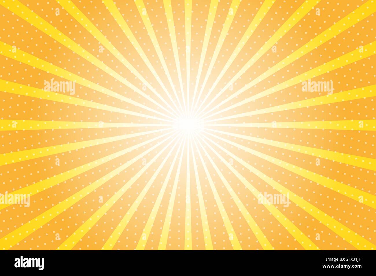 Abstract background with sun ray. Summer vector illustration for design ...
