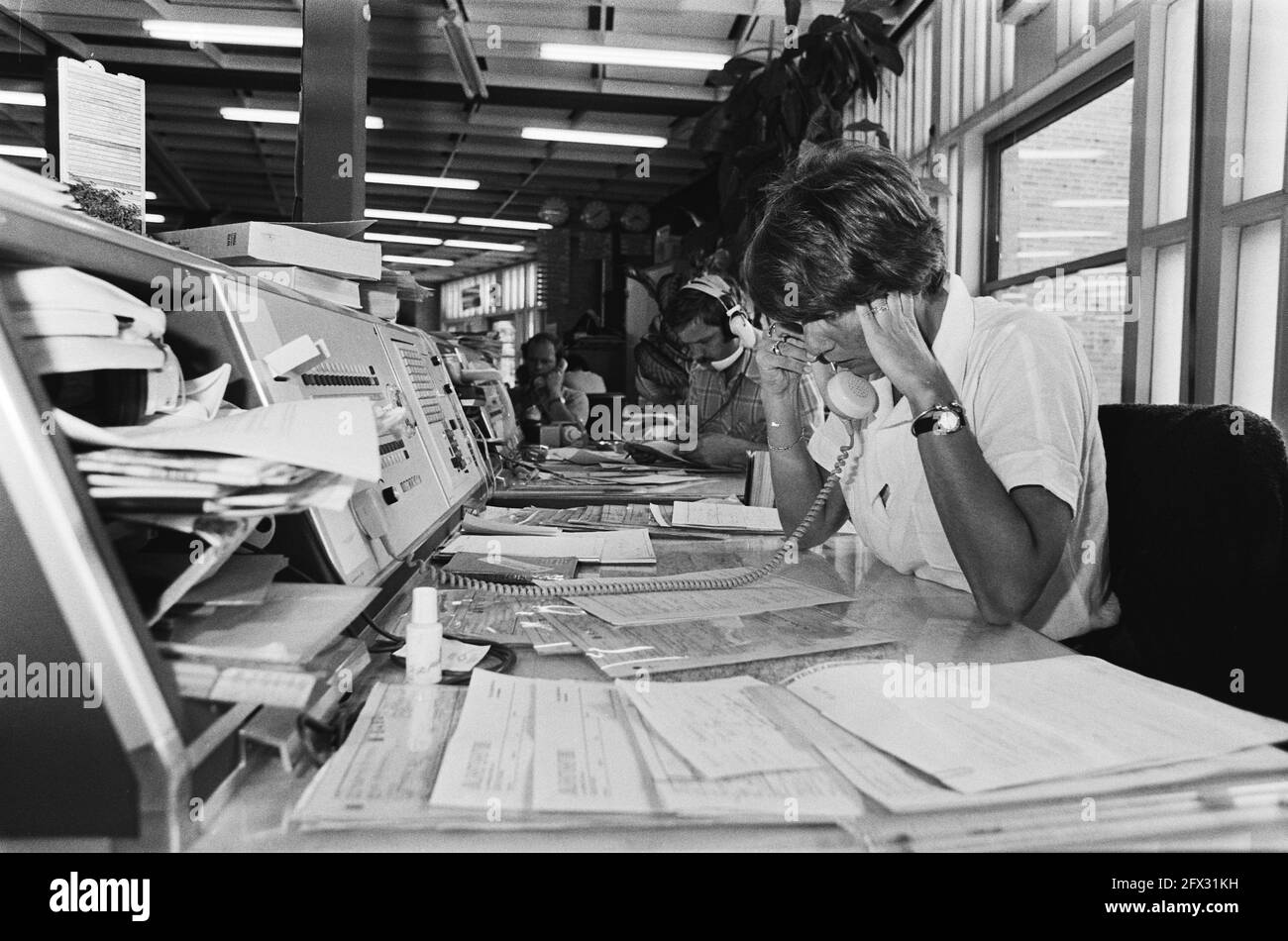 Signal control room Black and White Stock Photos & Images - Alamy