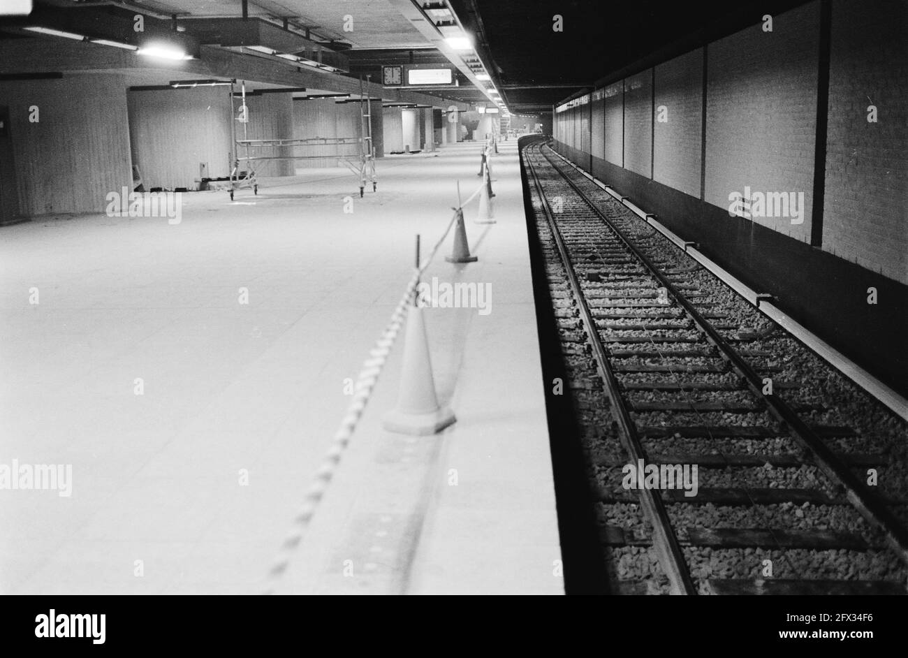 Metros, August 11, 1980, construction activities, metro, stations, The ...