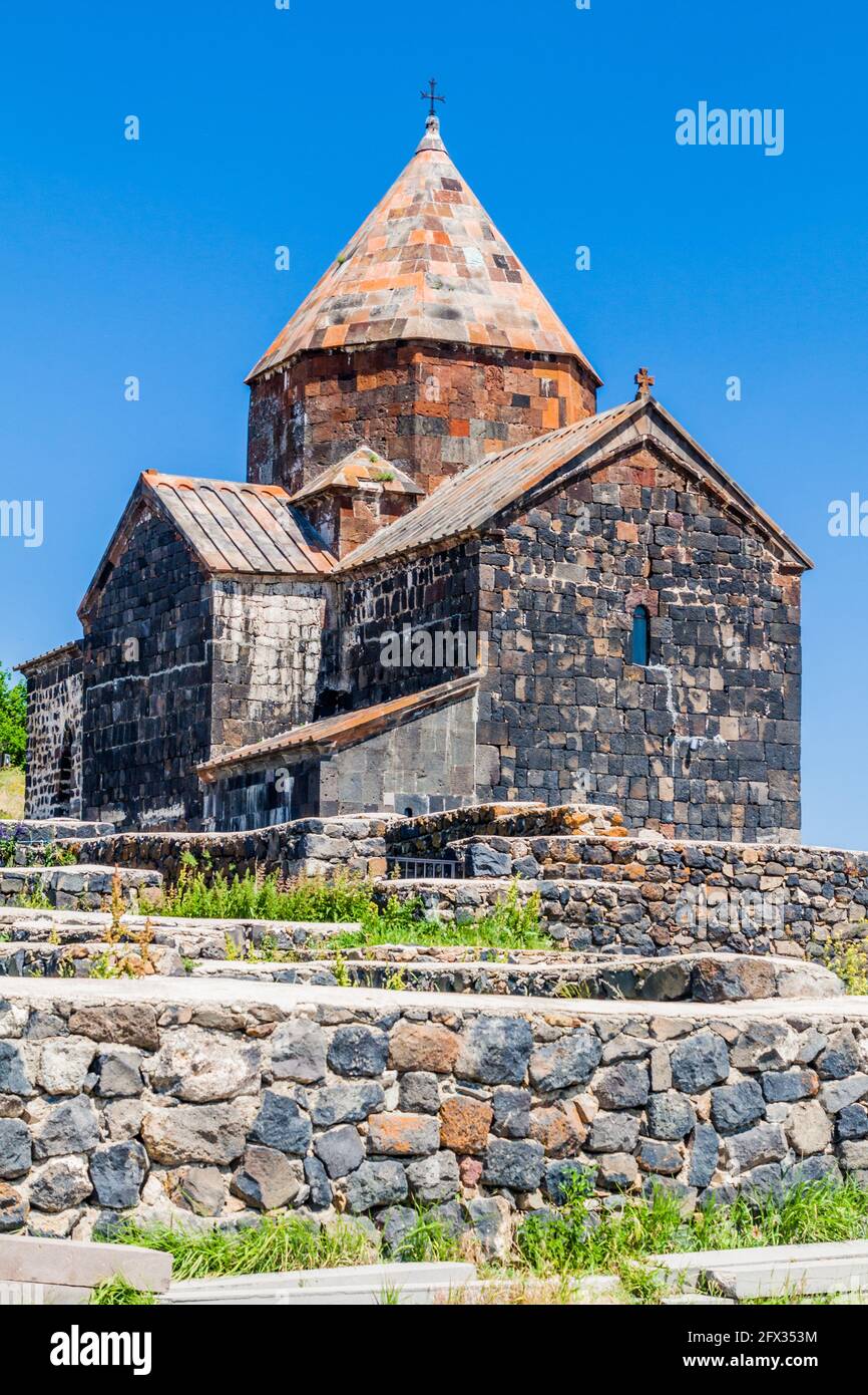 Sevanavank monastery on the coast of Sevan lake, Armenia Stock Photo - Alamy