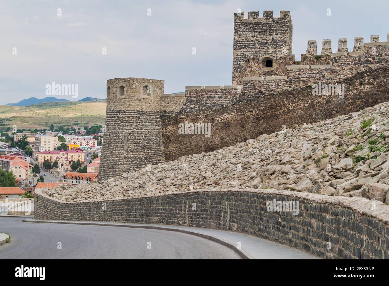 Rabati Castle fortress in Akhaltsikhe town, Georgia Stock Photo - Alamy