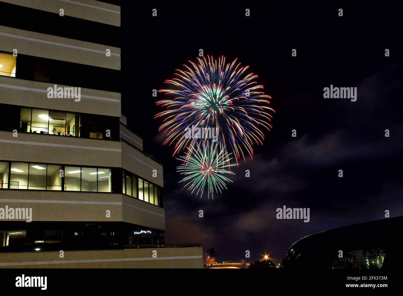 Digital fireworks hi-res stock photography and images - Alamy