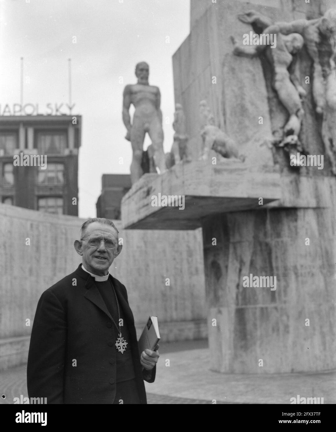 Bishop Reeves in Amsterdam, March 22, 1961, The Netherlands, 20th ...
