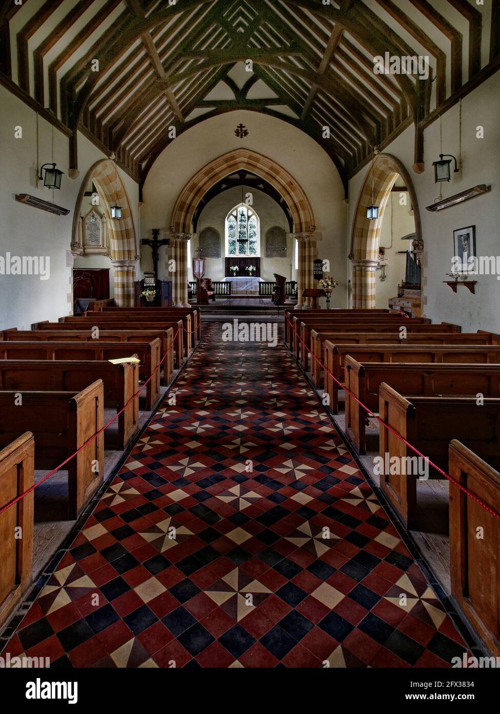 NORTON CANON St Nicholas Parish church was built in C13 and rebuilt ...