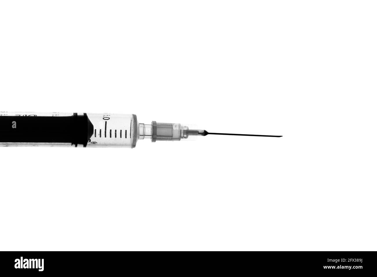 Plastic Syringe isolated stock image on texture background Stock Photo ...