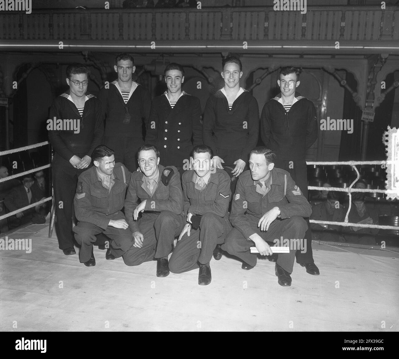 Military boxing championships in The Hague, April 10, 1952, boxing ...