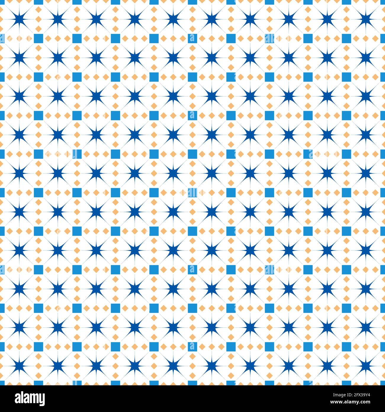 Seamless pattern with squares, diamonds, and twinkling stars for ...