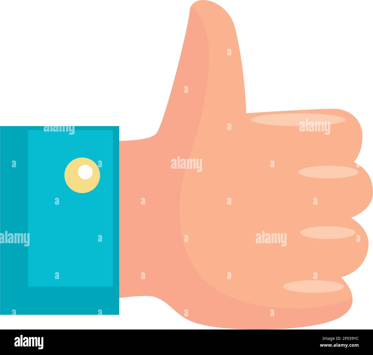 hand with approval symbol Stock Vector Image & Art - Alamy
