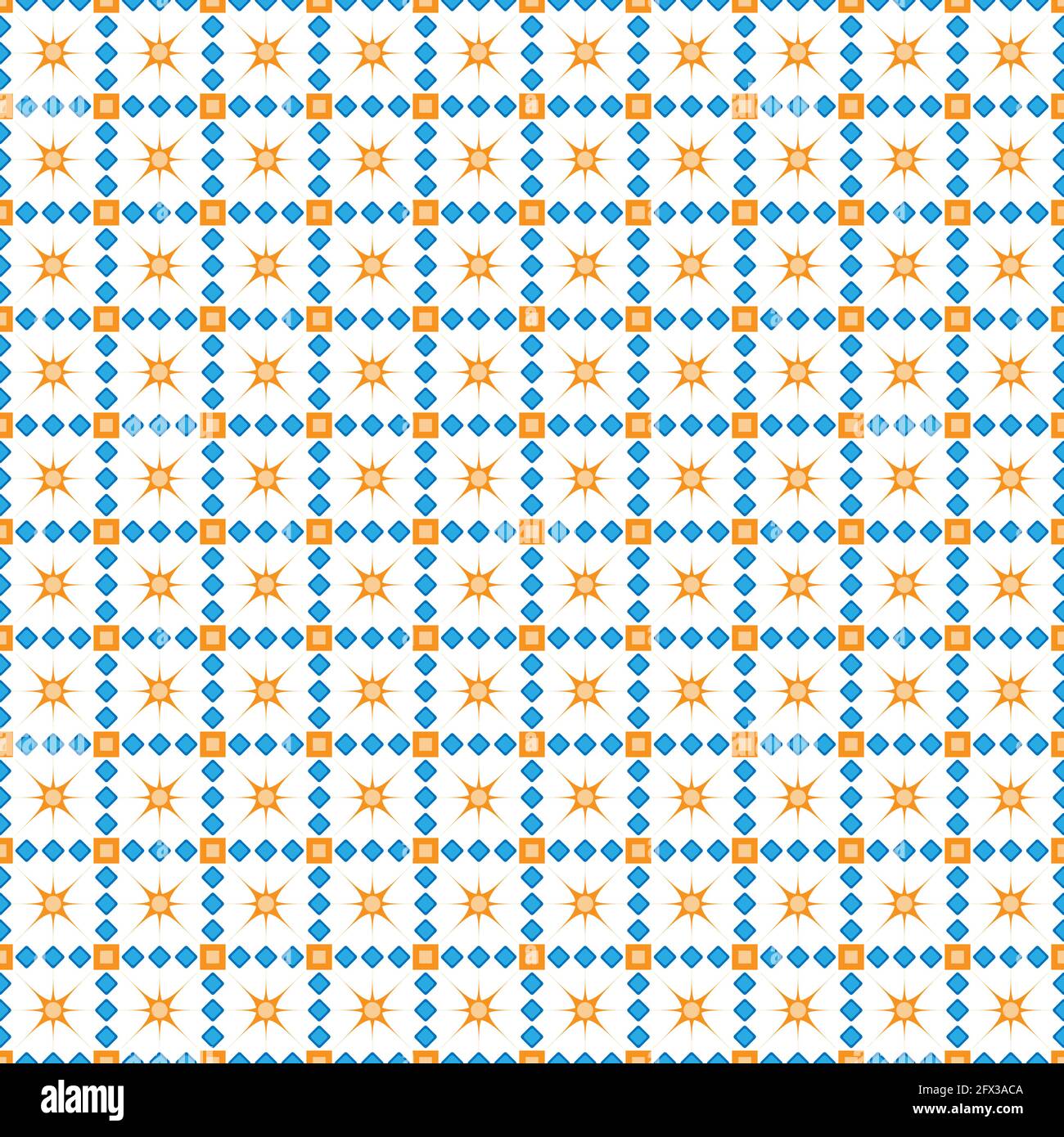 Seamless pattern with squares, diamonds, and twinkling stars for ...