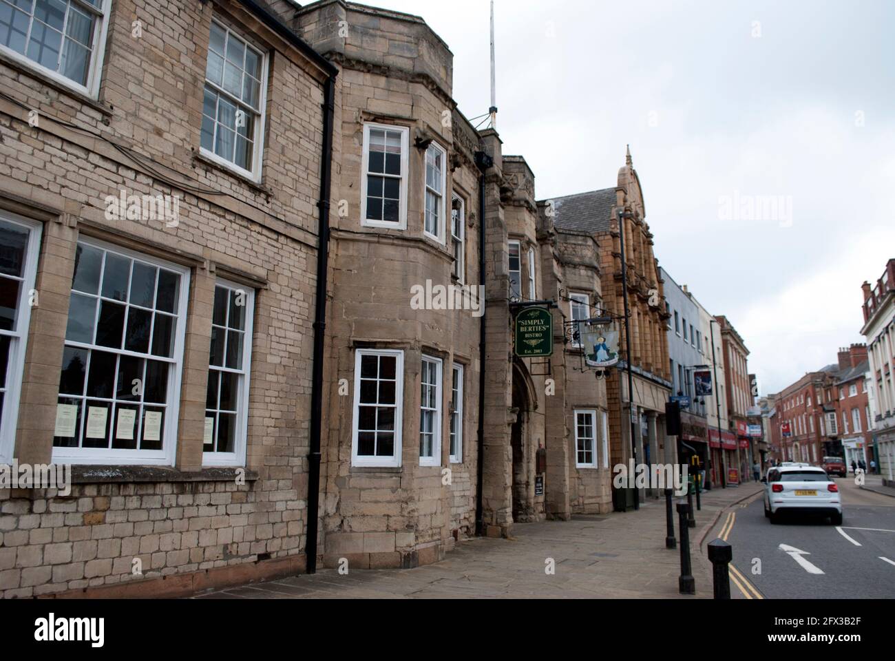 The Angel and Royal hotel in Grantham, one of the oldest hotels in the ...
