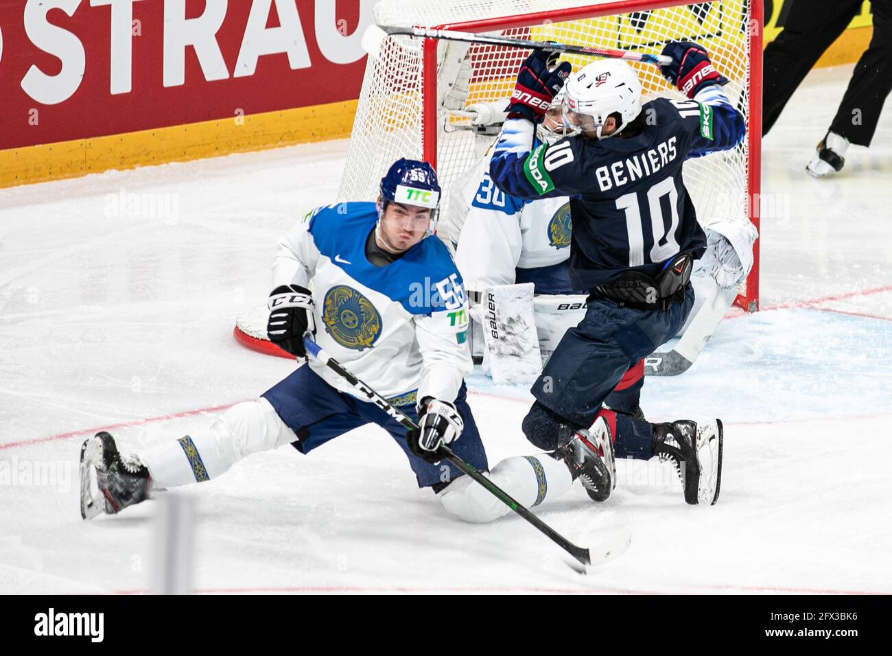 Arena Riga, Riga, Latvia, 25 May 2021, Beniers Matty (USA) Boyarkin ...
