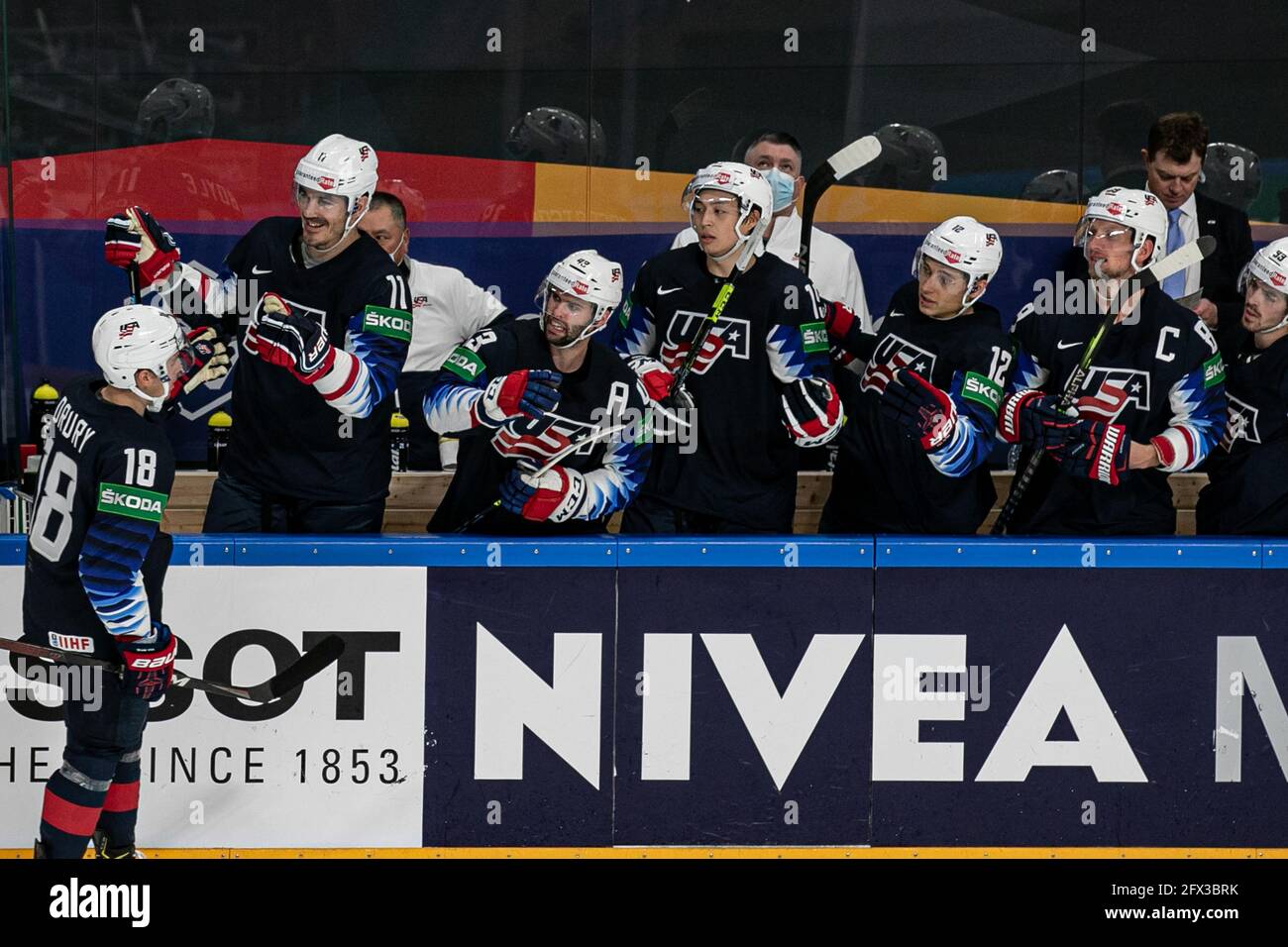 Arena Riga, Riga, Latvia, 25 May 2021, Celebration by: Drury Jack (USA ...