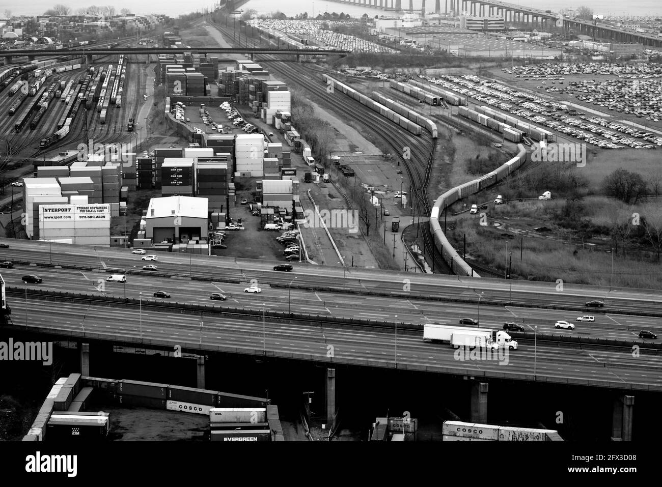 Interstate 95 Black and White Stock Photos & Images - Alamy