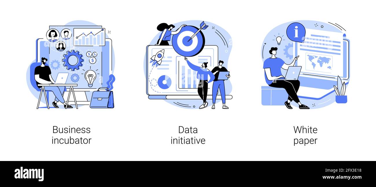 Startup development abstract concept vector illustrations Stock Vector ...