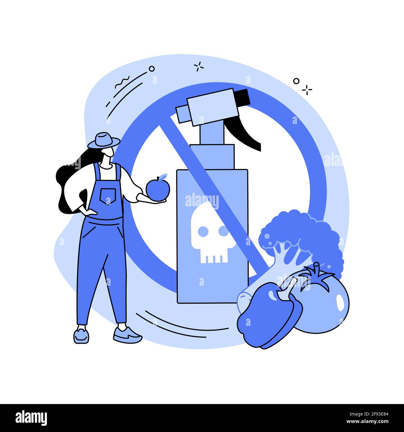 Pesticide free Stock Vector Images - Alamy