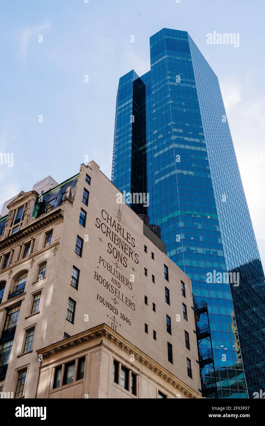 New York City, USA - June 26, 2018: View of the building of Charles ...