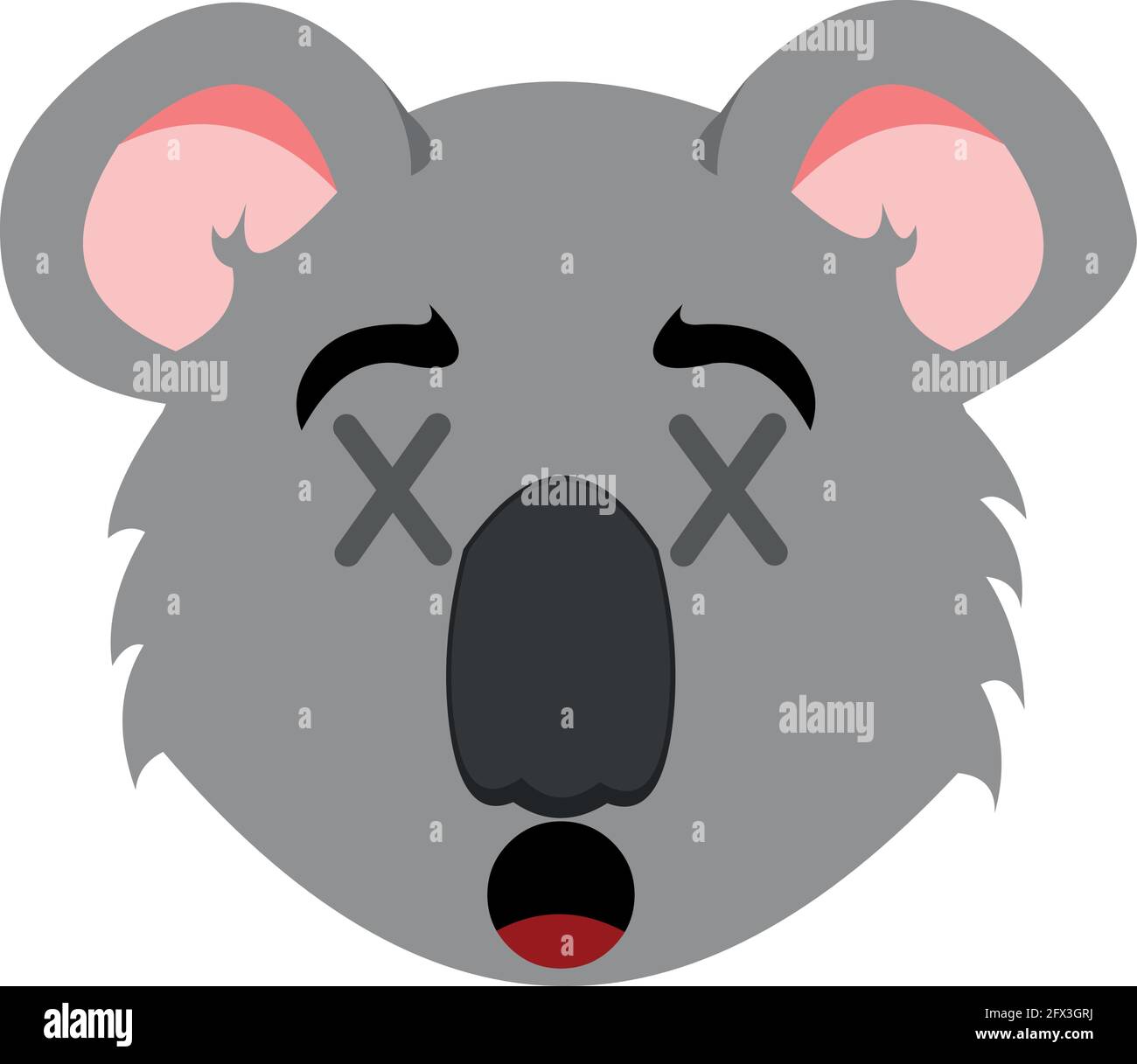 Smiley emoticon facial koala hi-res stock photography and images - Alamy