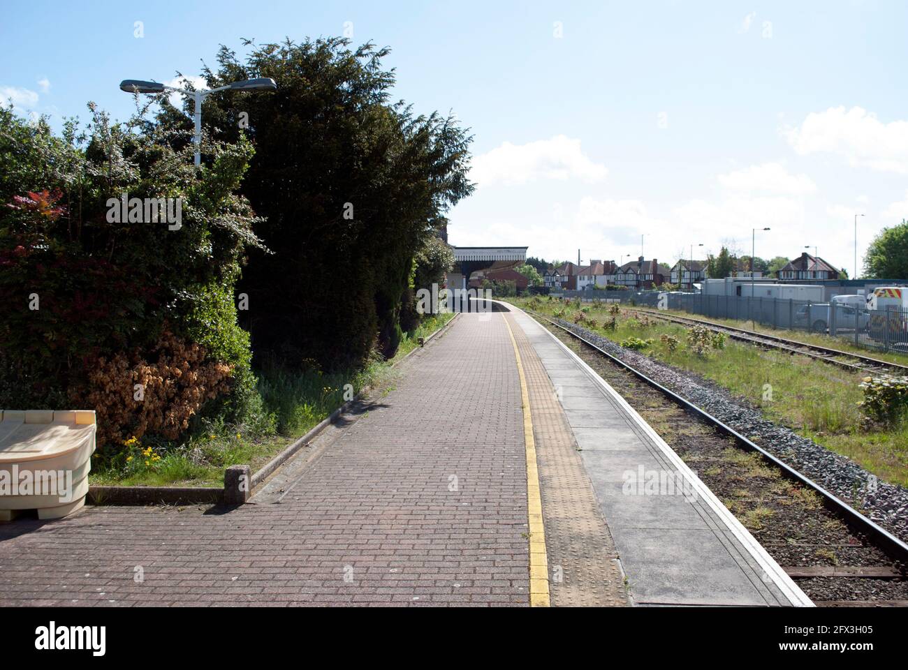 Platform at Sleaford Railway Station Stock Photo - Alamy