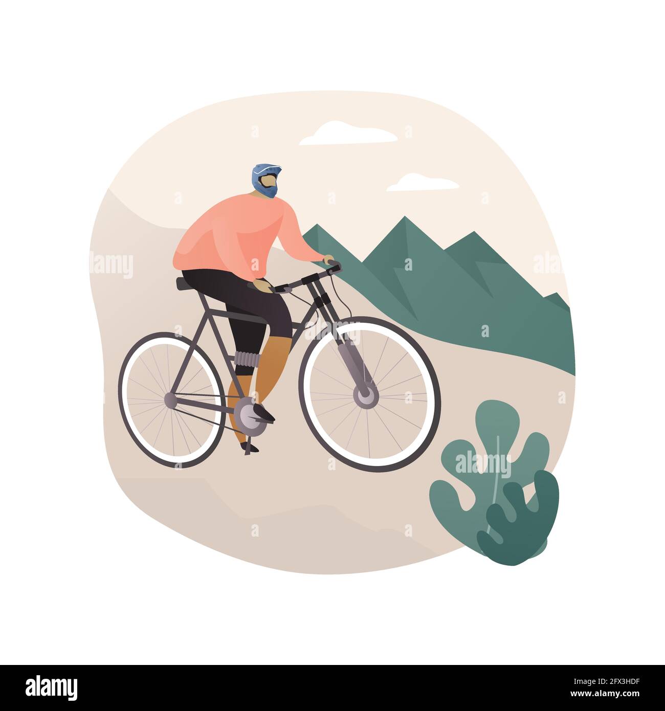 Alps cycle Stock Vector Images - Alamy