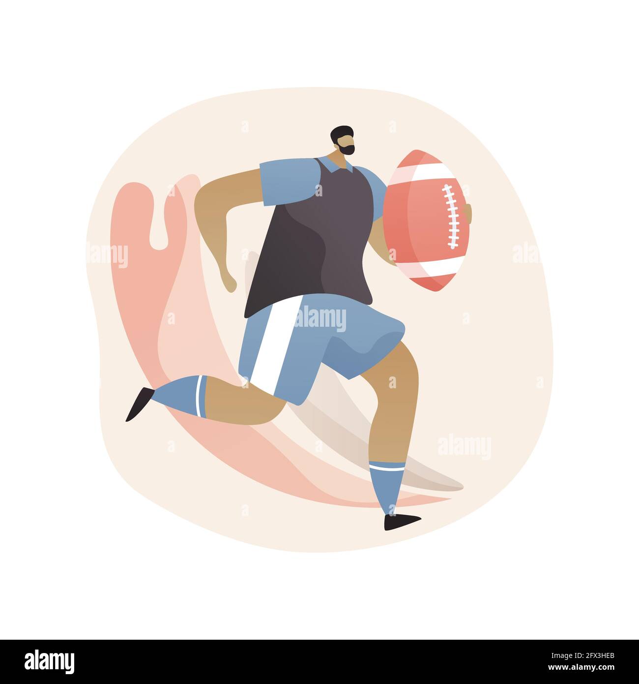 Rugby abstract concept vector illustration Stock Vector Image & Art - Alamy