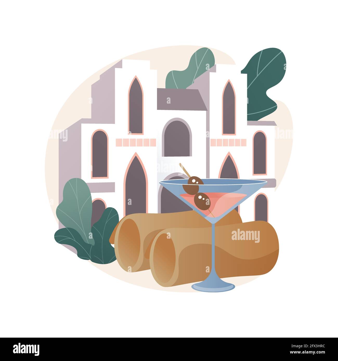 Boutique hotel abstract concept vector illustration Stock Vector Image ...