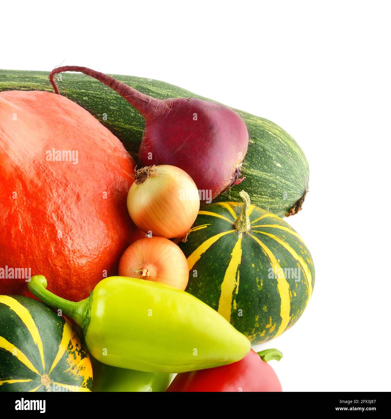 Set of vegetables isolated on white background Stock Photo - Alamy