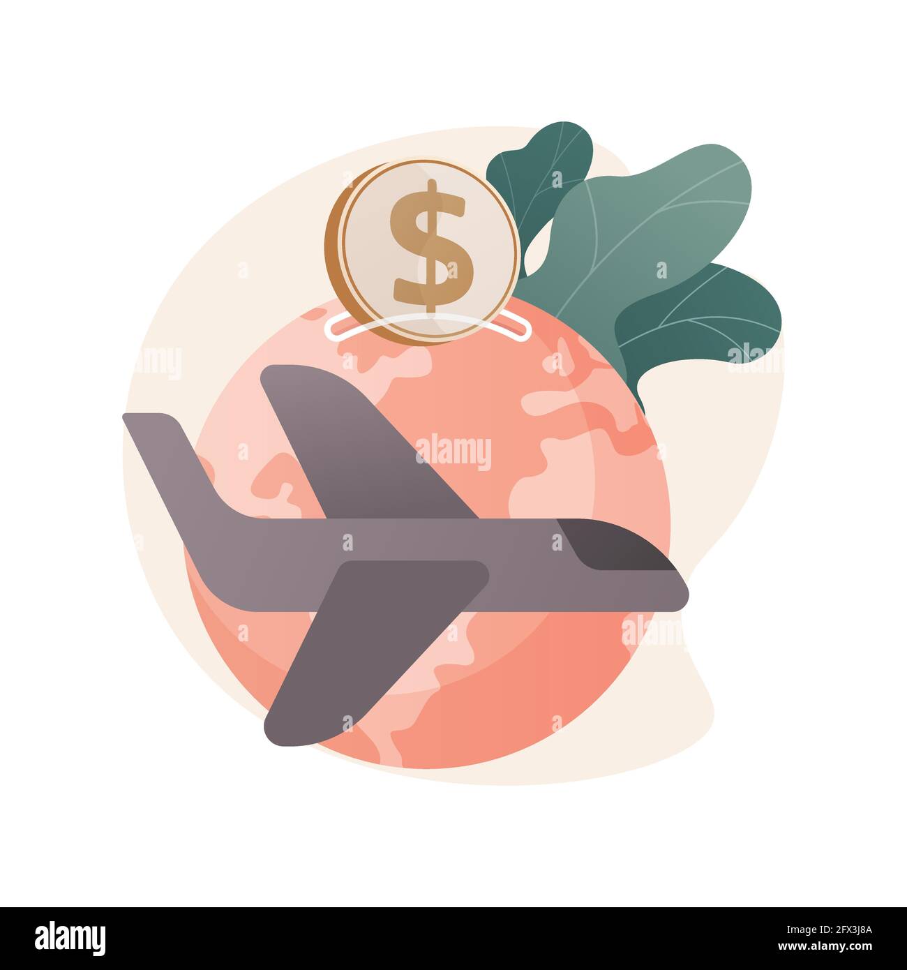 Airline ticket graphics Stock Vector Images - Alamy