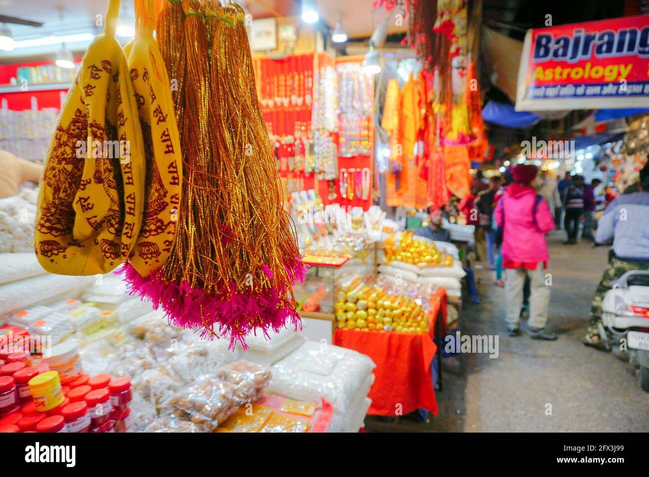 Haridwar, Garhwal, India - 3rd November 2018 : Auspicious yellow ...