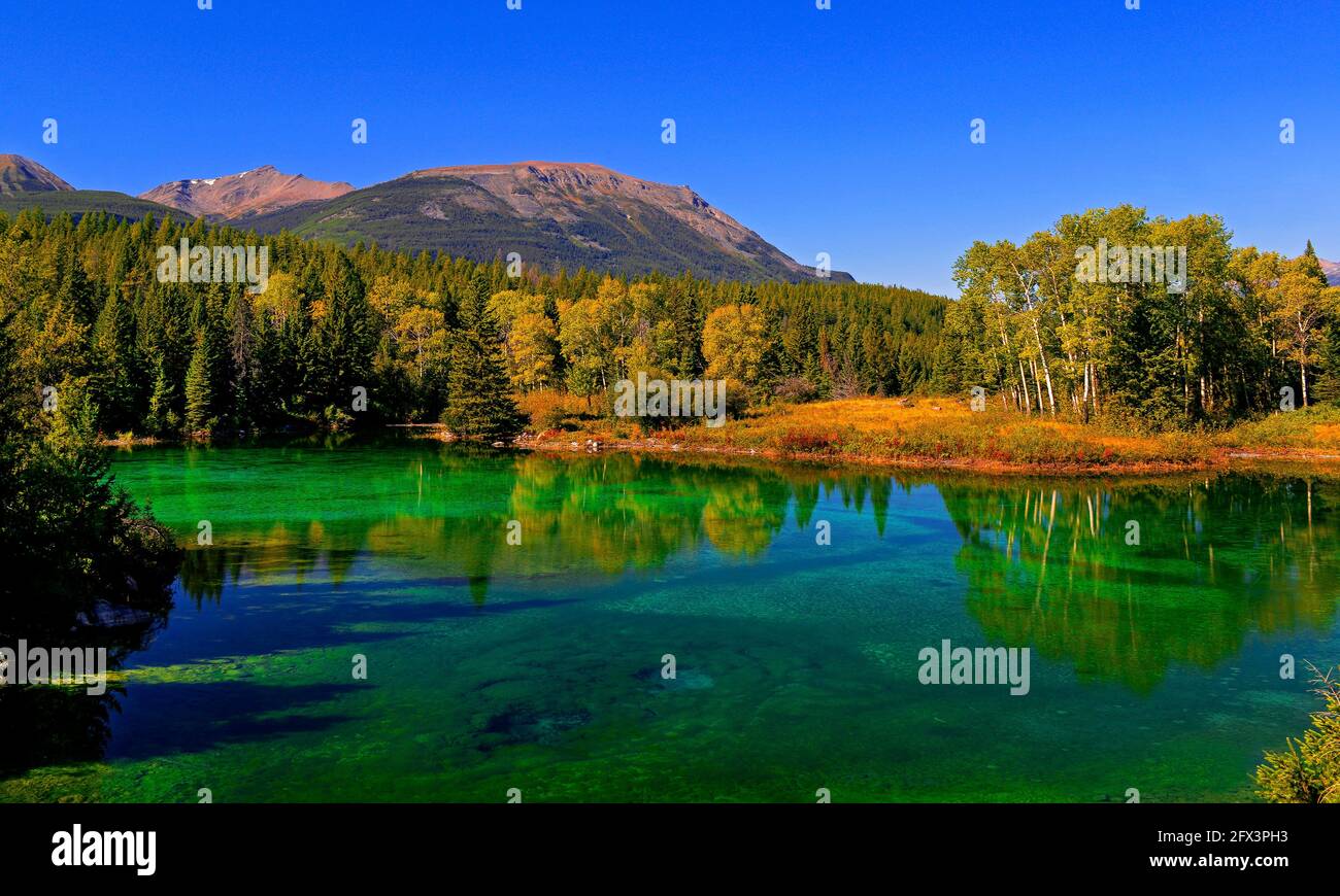 Valley of the Five Lakes, Jasper National Park, Alberta, Canada Stock ...