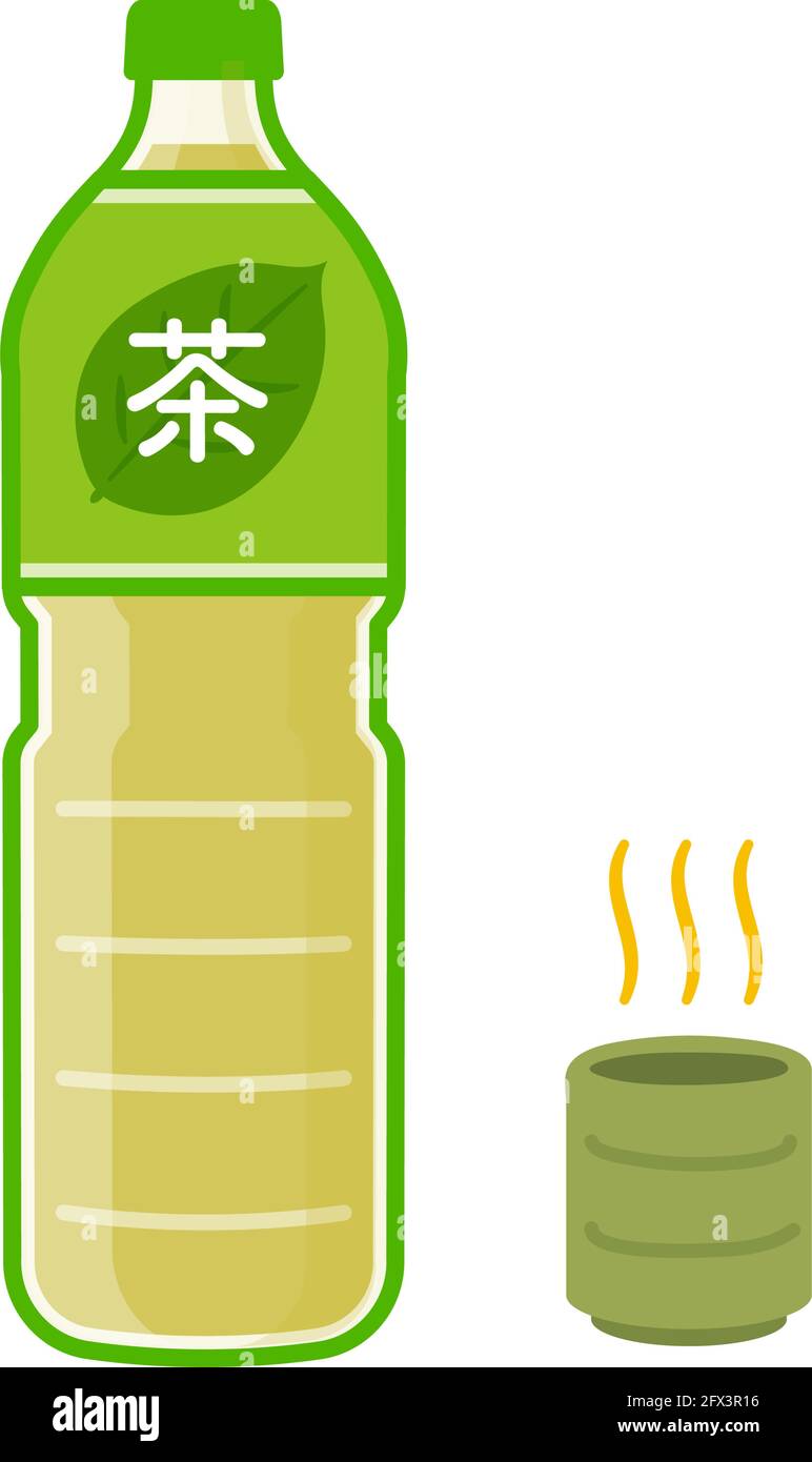 green tea.Vector illustration that is easy to edit Stock Vector Image ...