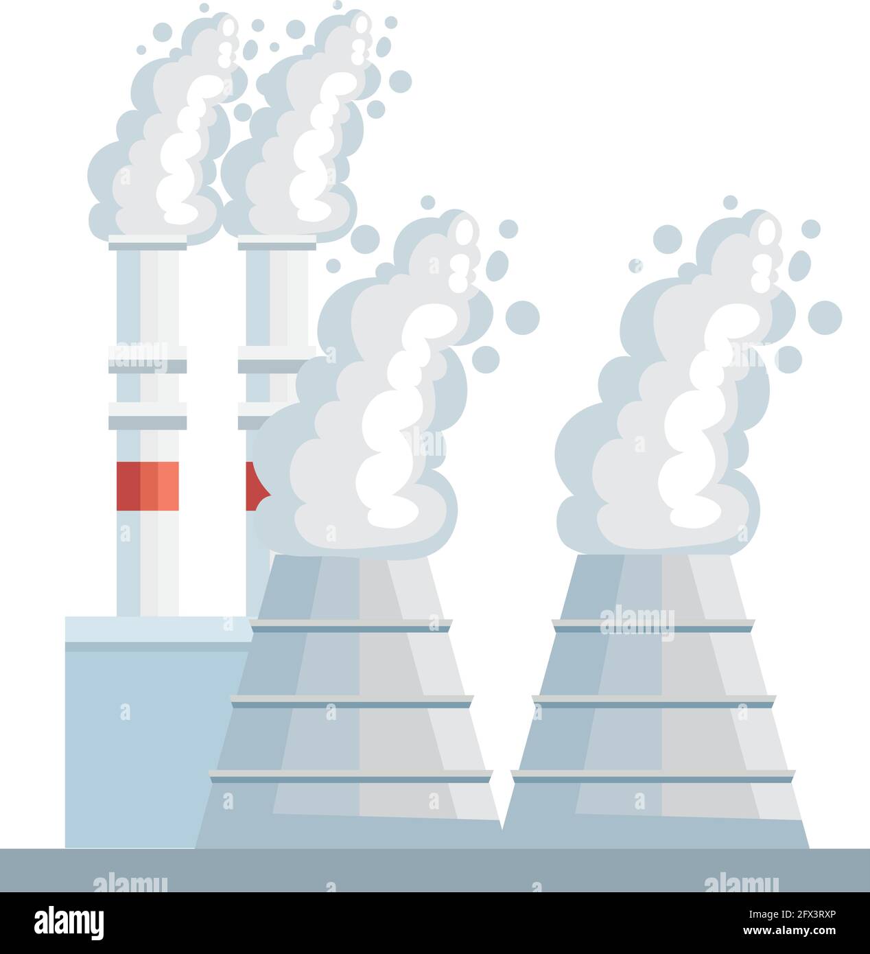 factory pollution in air Stock Vector Image & Art - Alamy