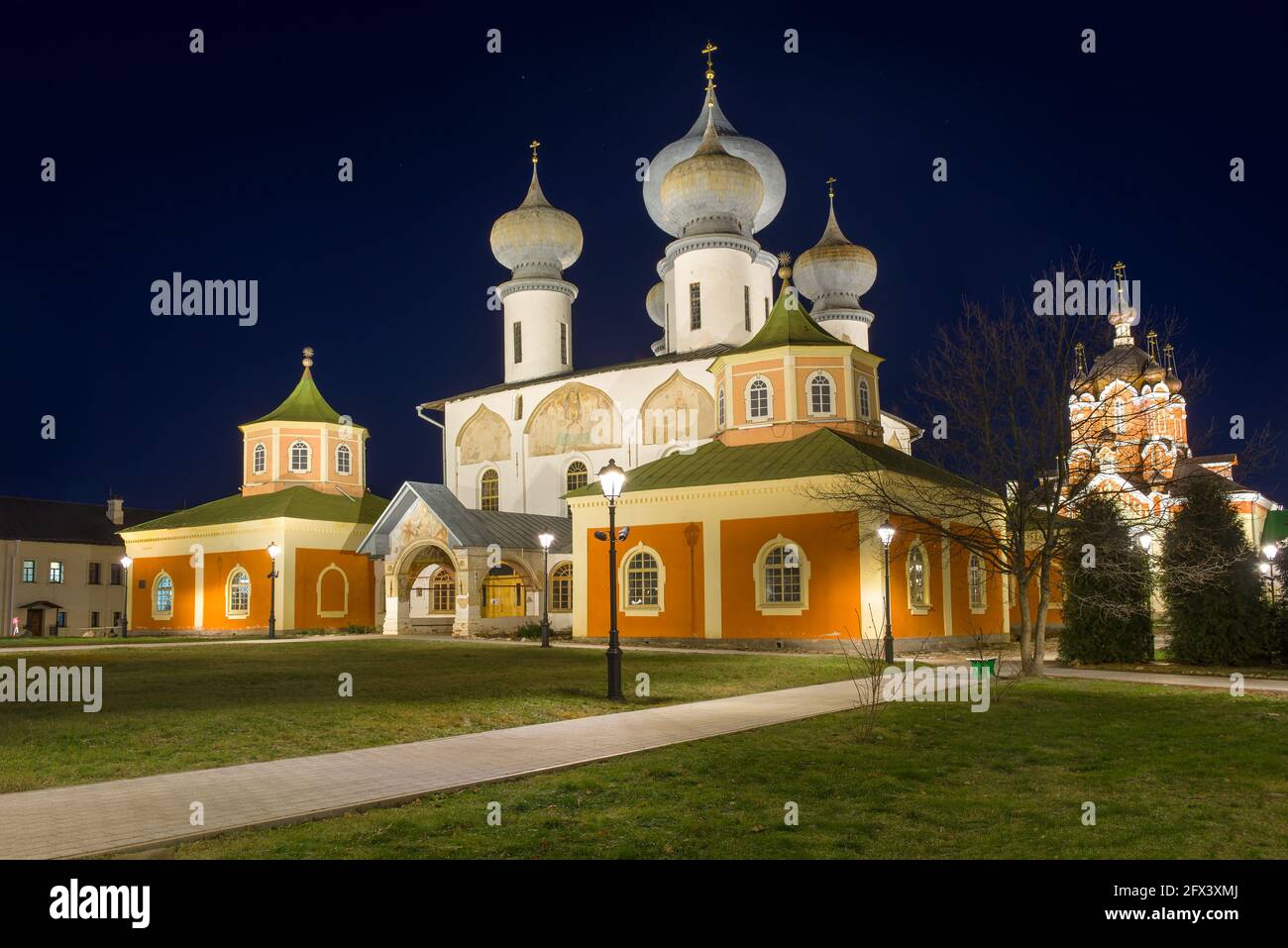 Assumption Cathedral of the Tikhvin Theotokos Assumption Monastery in ...