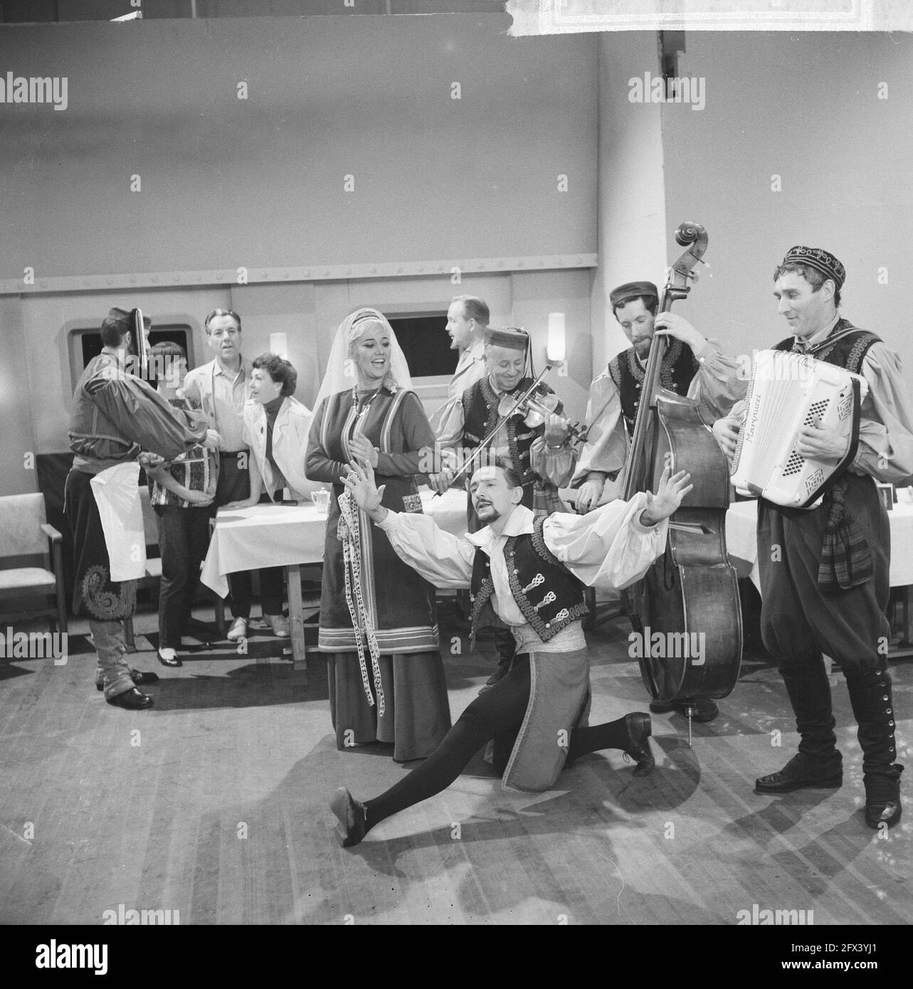 Recording television with 20pk through Europe with Ko van Dijk, Teddy ...