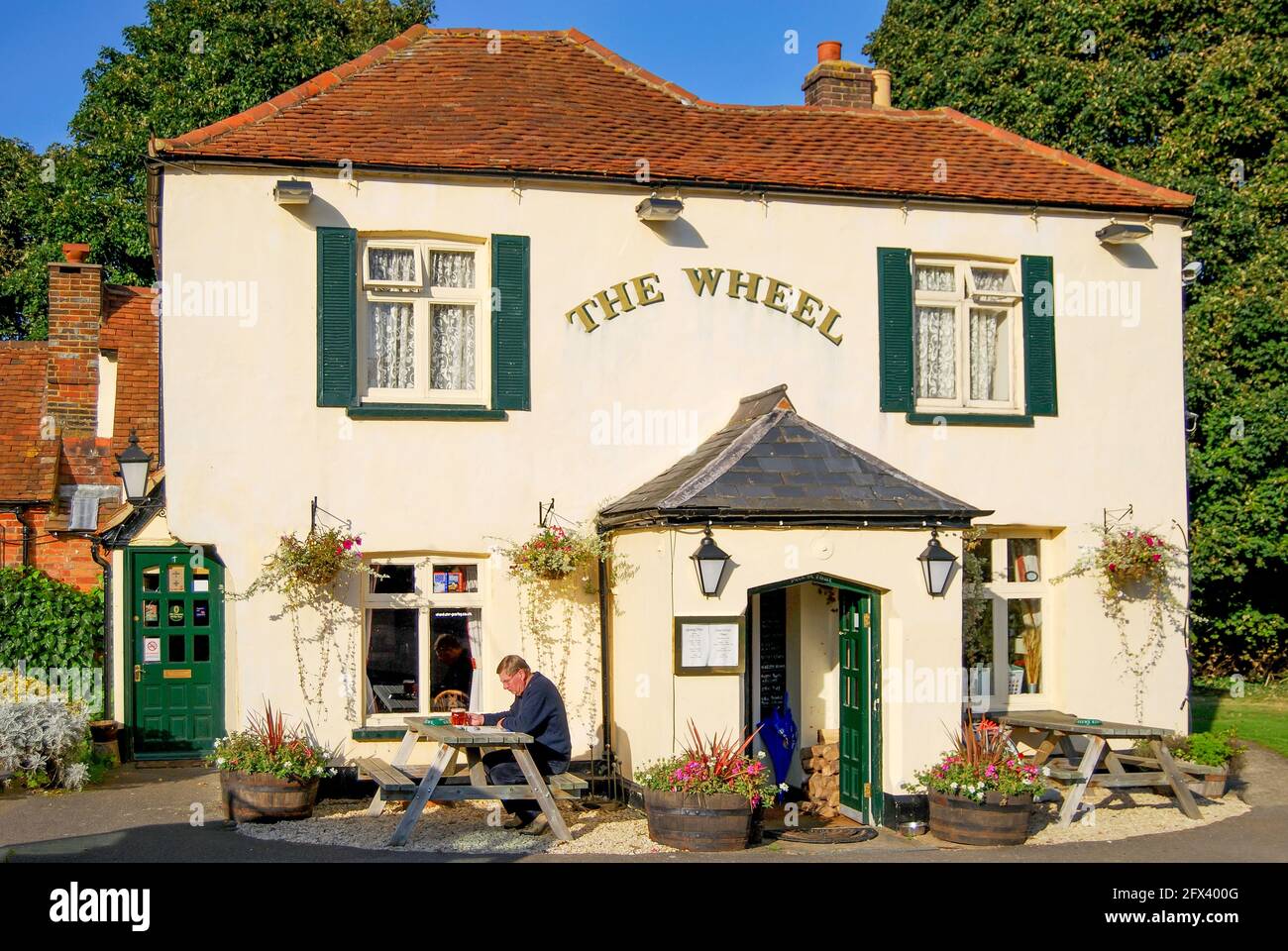 The Wheel Pub, Naphill, Buckinghamshire, England, United Kingdom Stock ...