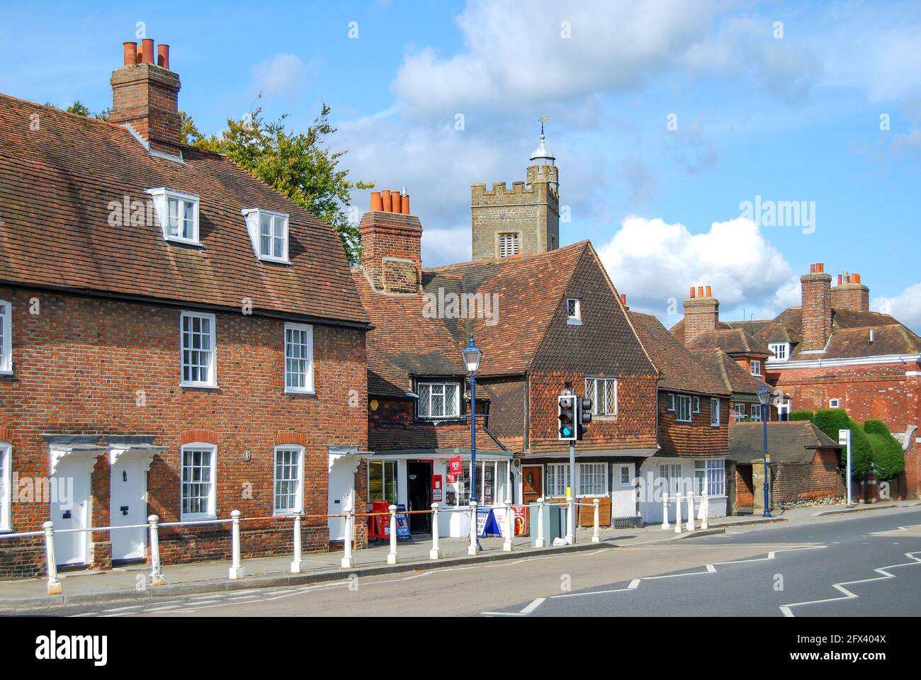 Upper High Street, Sevenoaks, Kent, England, United Kingdom Stock Photo ...