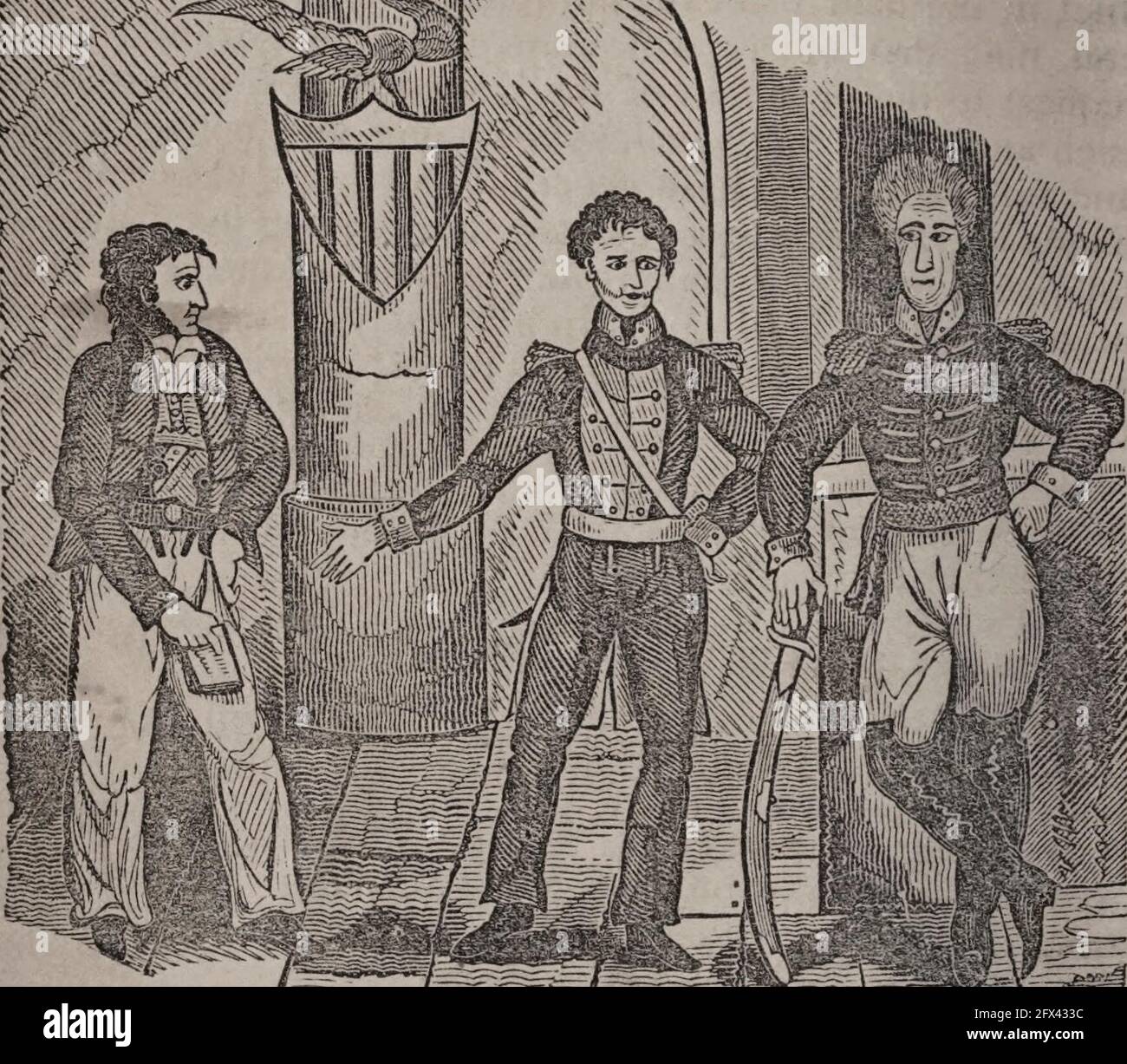 Interview between Lafitte, General Jackson, and Governor Claiborne ...