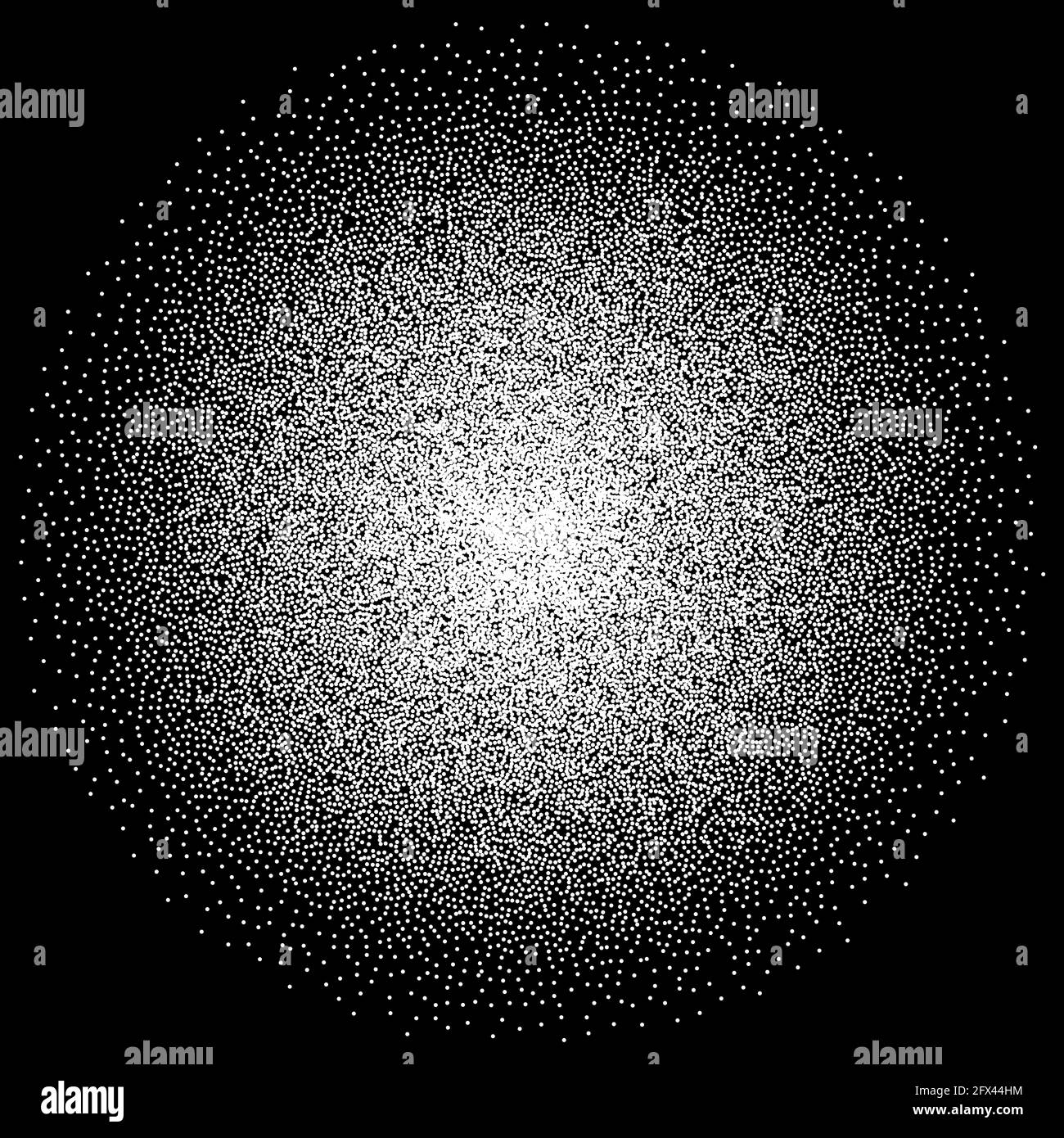 Vector retro style dotwork background. Abstract dotted stippling ...