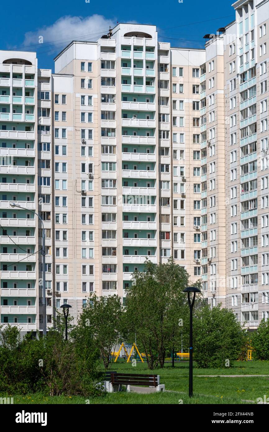 Zelenograd - eco-friendly area in Moscow, Russia Stock Photo - Alamy