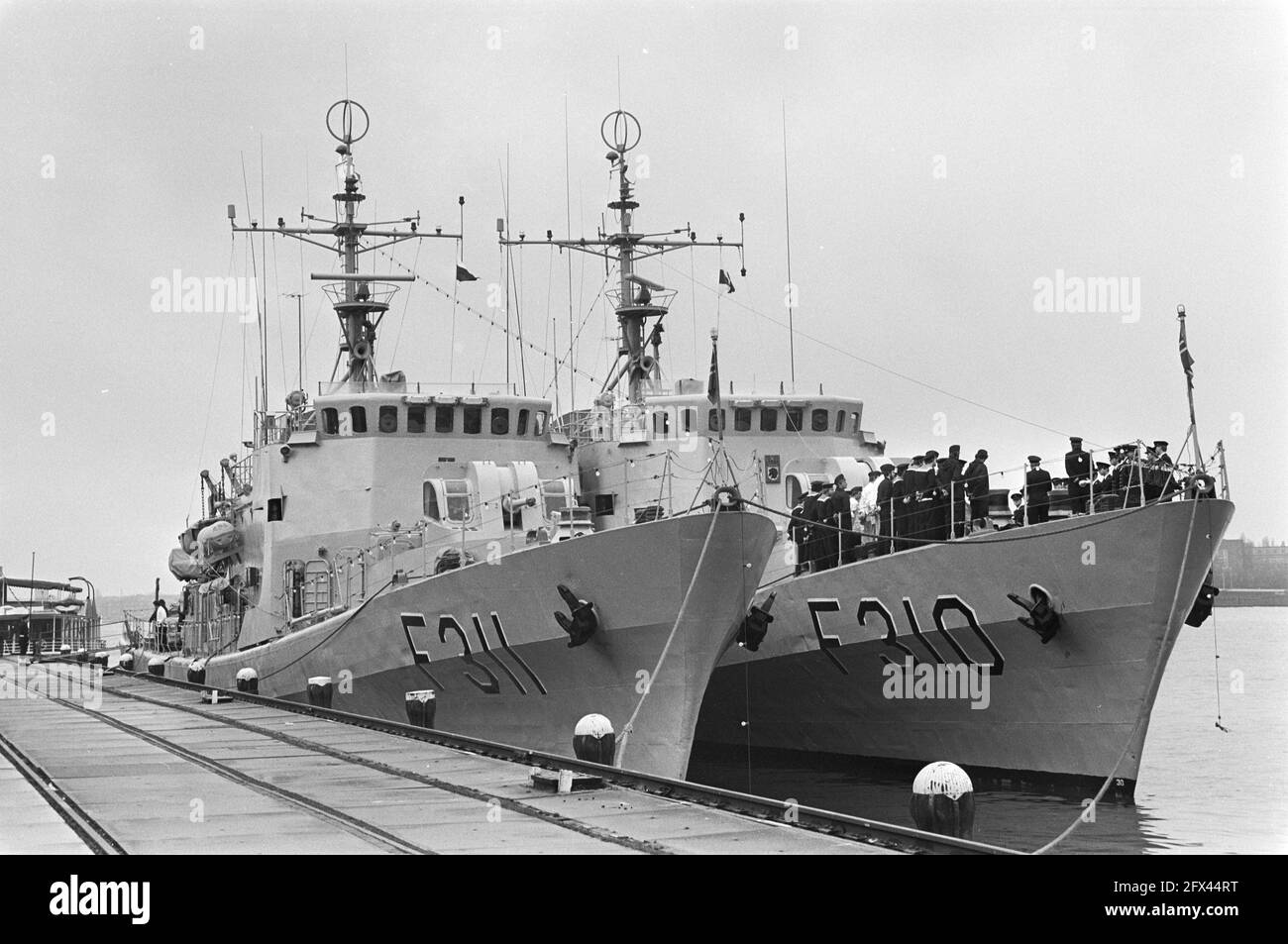 The Norwegian corvettes Aeger and Sleipnor pay a visit to Amsterdam ...