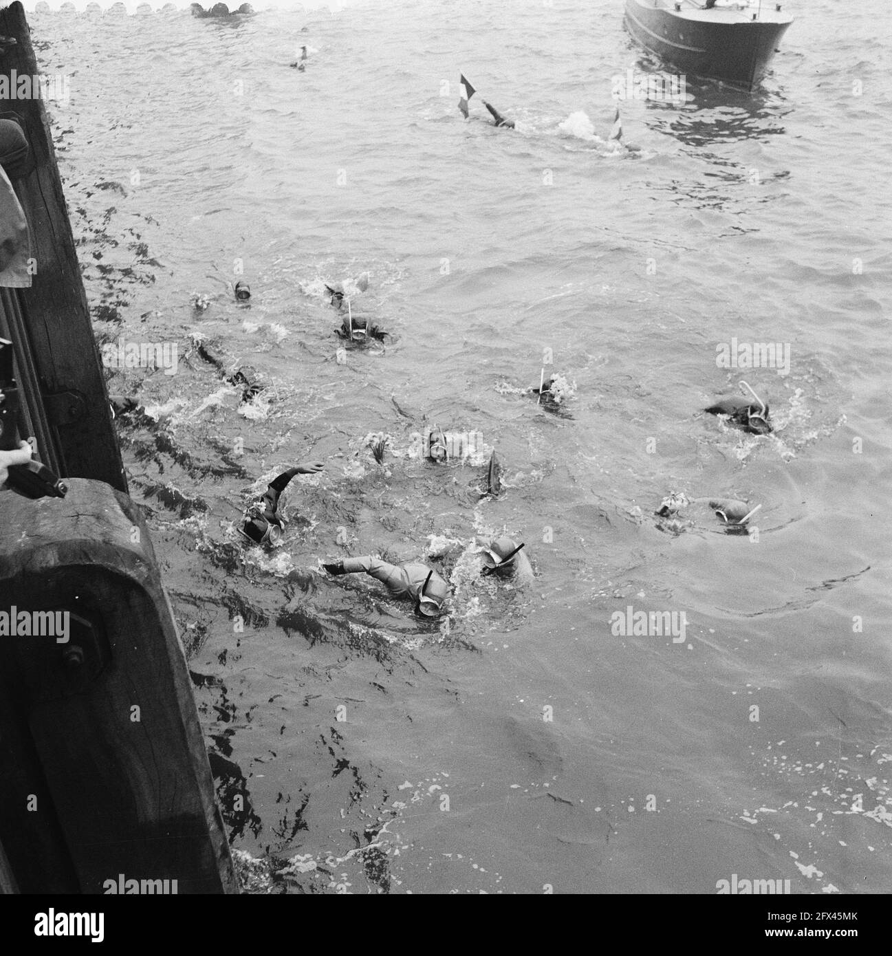 Frogmen Black and White Stock Photos & Images - Alamy