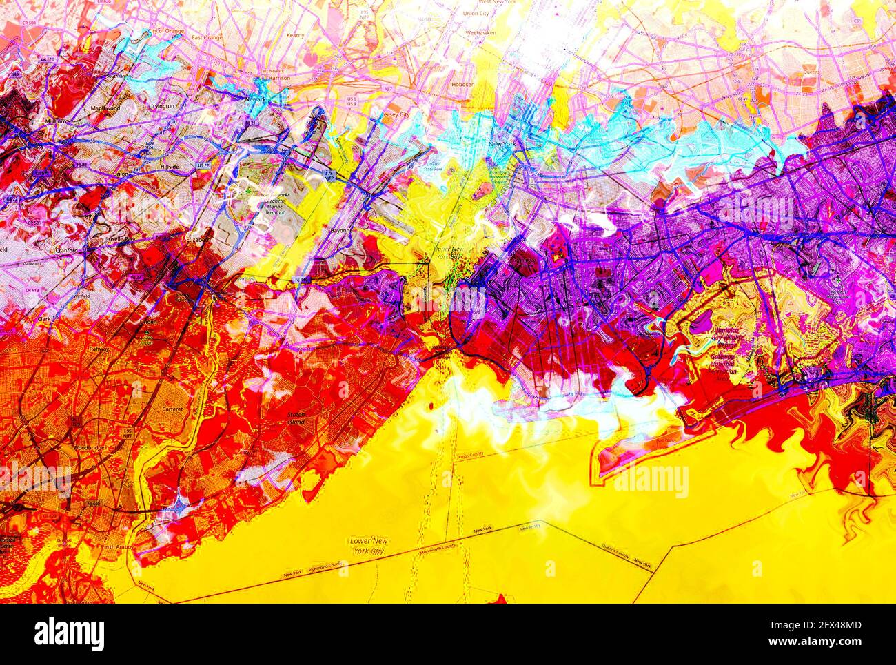 Colorful abstract designs with lines Stock Photo - Alamy