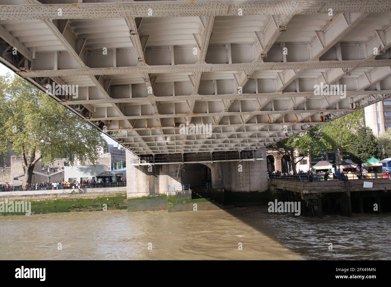 Under Tower Bridge, London Stock Photo - Alamy