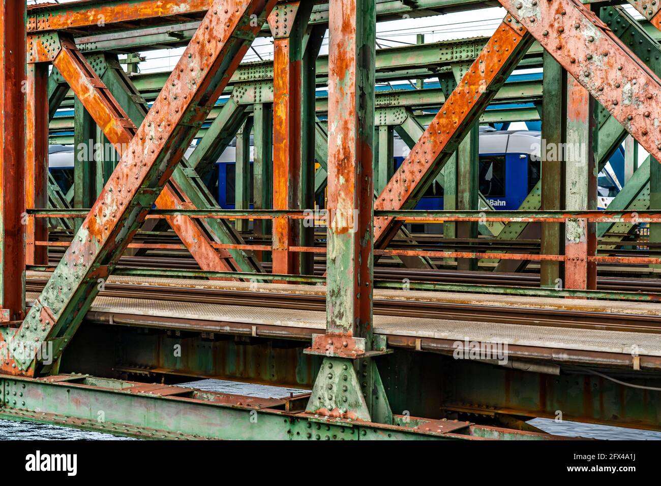 Old steel truss bridge over hi-res stock photography and images - Alamy
