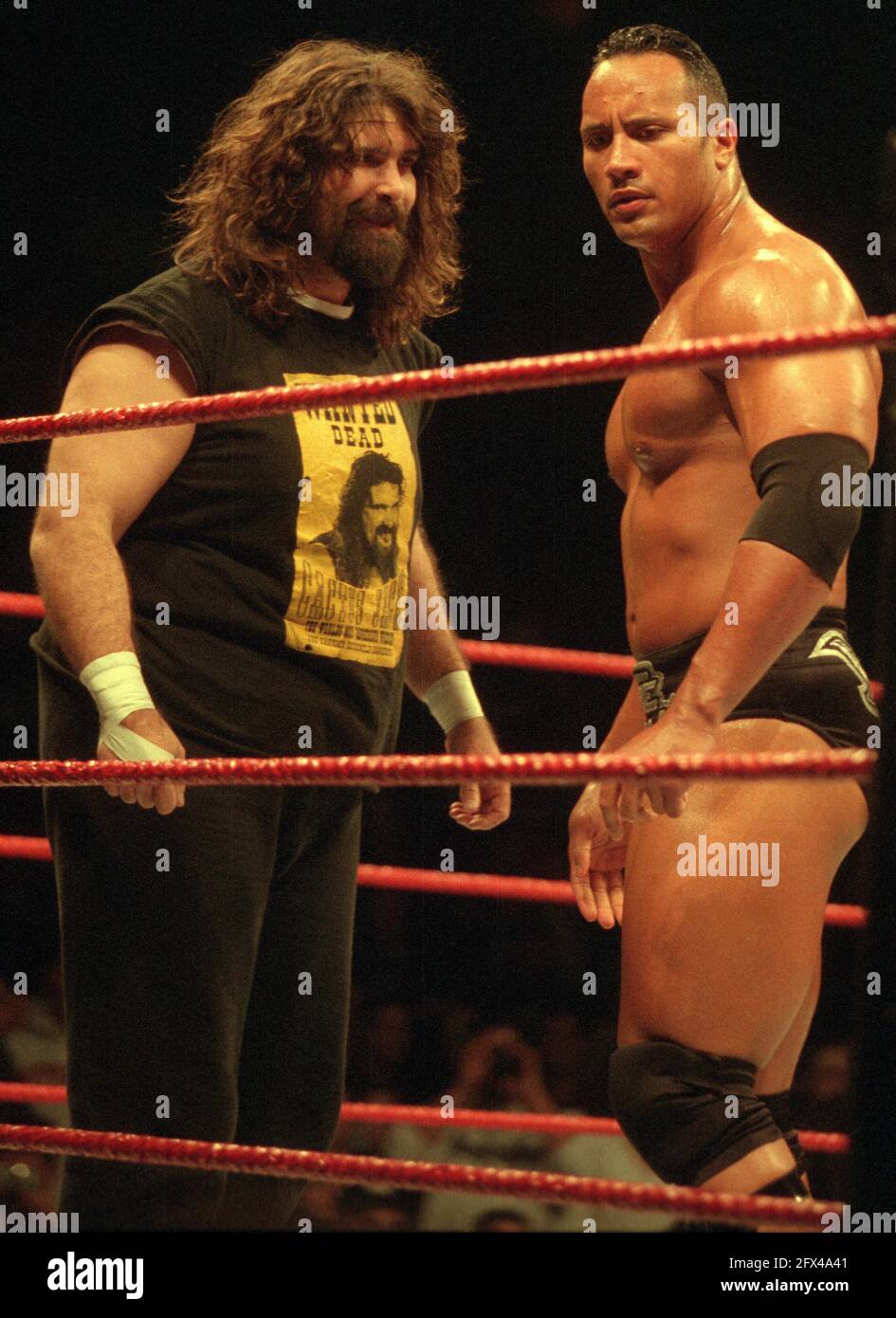 The Rock Mike Foley 1998 Photo By John Barrett/PHOTOlink Stock Photo ...