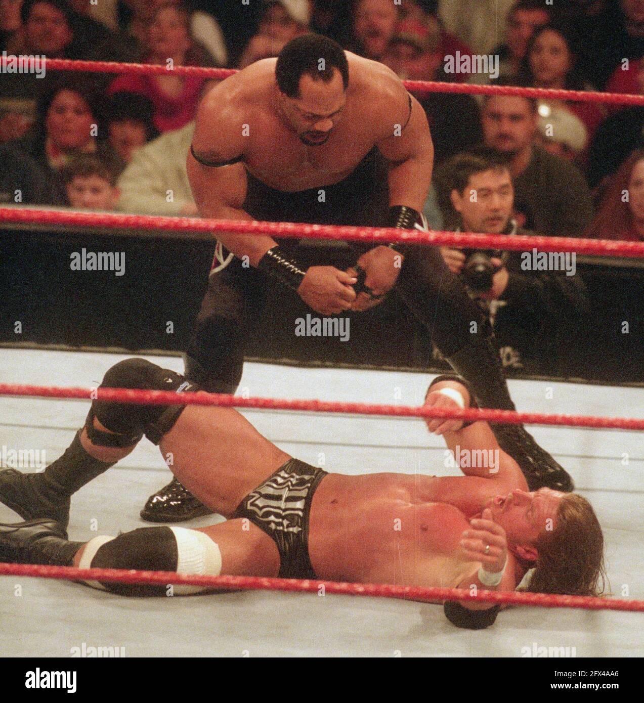Ron Simmons Triple H 1998 Photo By John Barrett/PHOTOlink Stock Photo ...